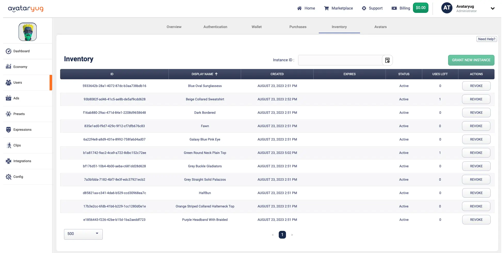 Inventory Management - Knowledge Hub | Avataryug